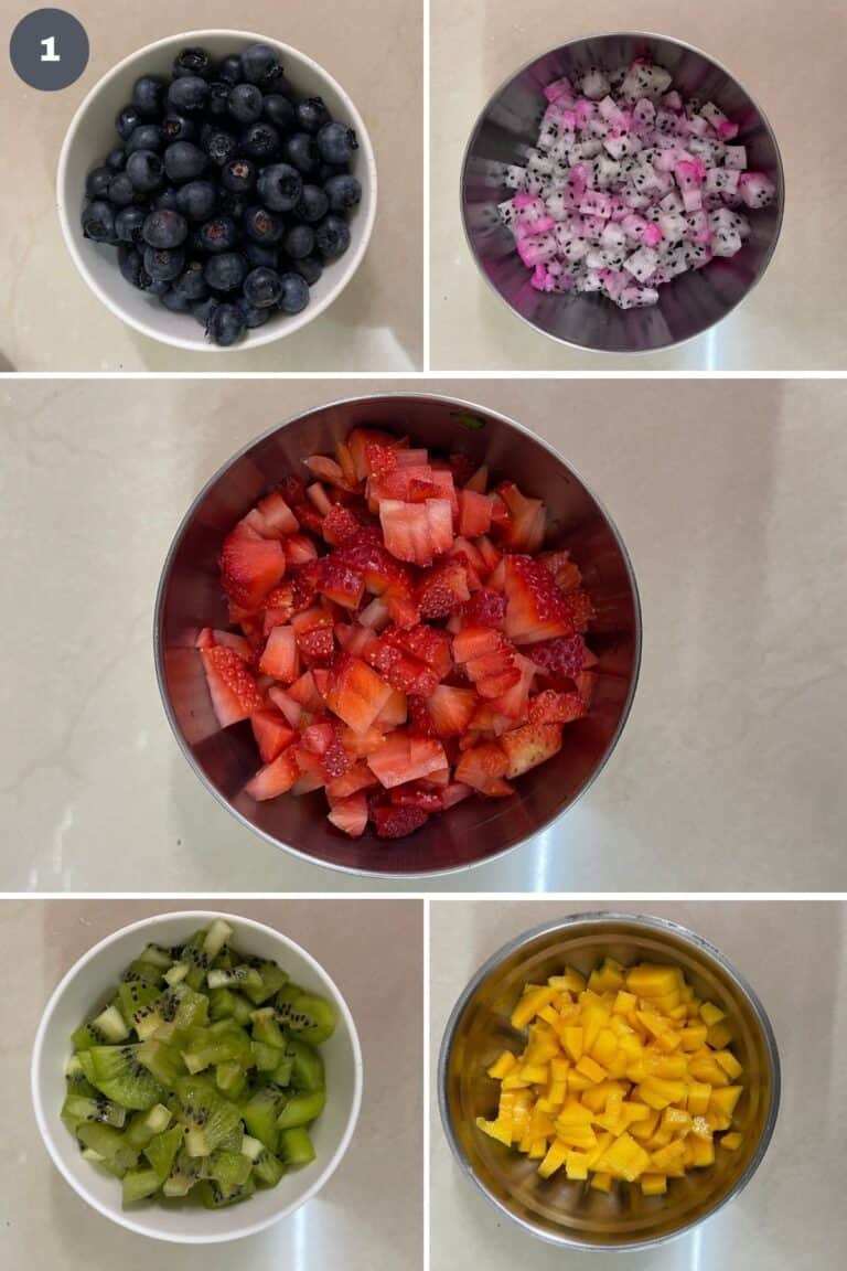 Fruit Jelly Cups in Rainbow Colors | Decorated Treats